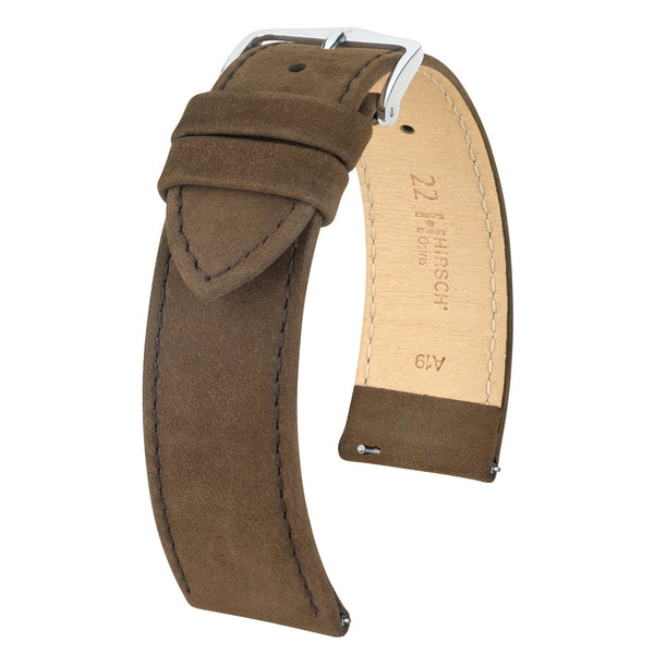 Hirsch OSIRIS | Nubuck Leather Watch Band